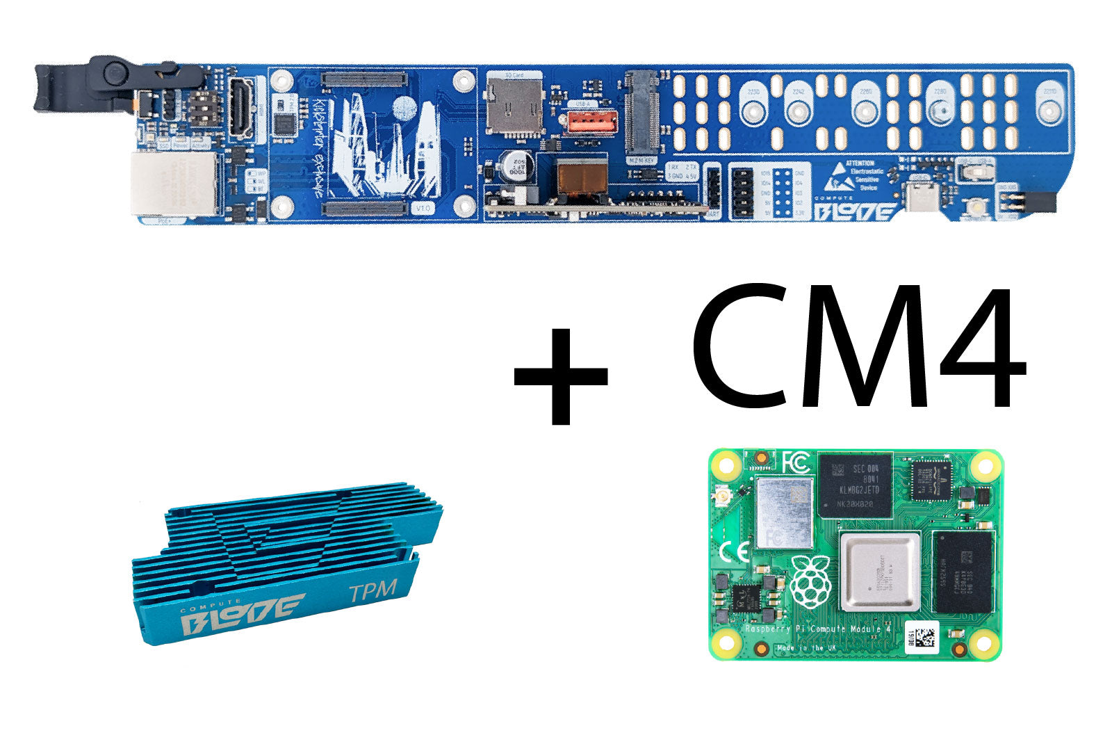 CM4 WiFi single Blade Kit